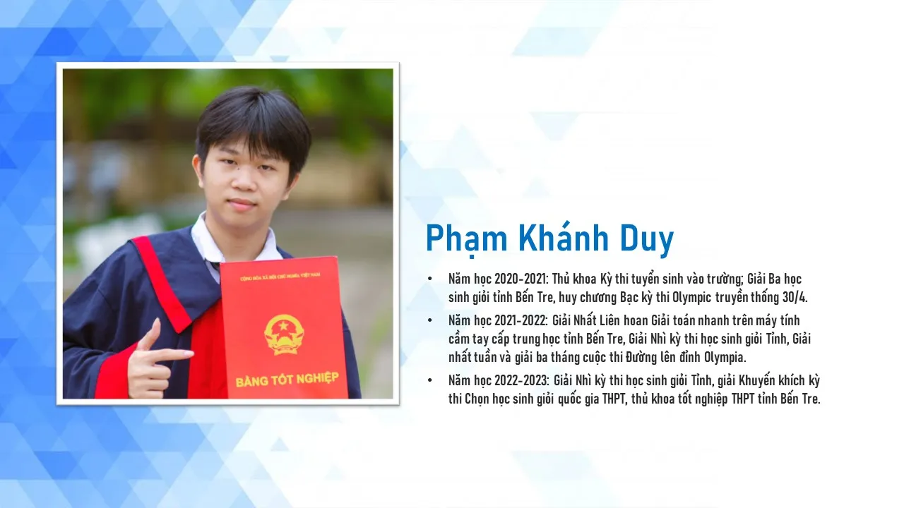 Choáng ngợp thành tích học tập của 4 thủ khoa, á khoa Trường Đại học Bách khoa