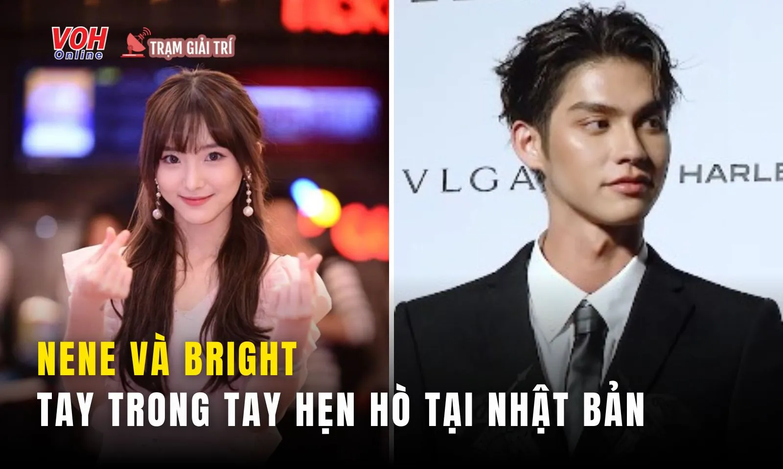 Nene và Bright tay trong tay hẹn hò tại Nhật Bản?