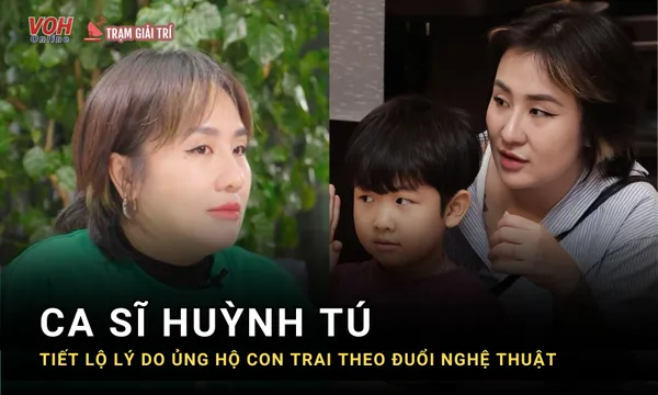 Huỳnh Tú tiết lộ lý do ủng hộ con trai theo đuổi nghệ thuật