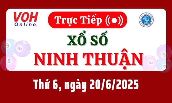 XSNT 20/6 - Kết quả xổ số Ninh Thuận hôm nay thứ 6 ngày 20/6/2025