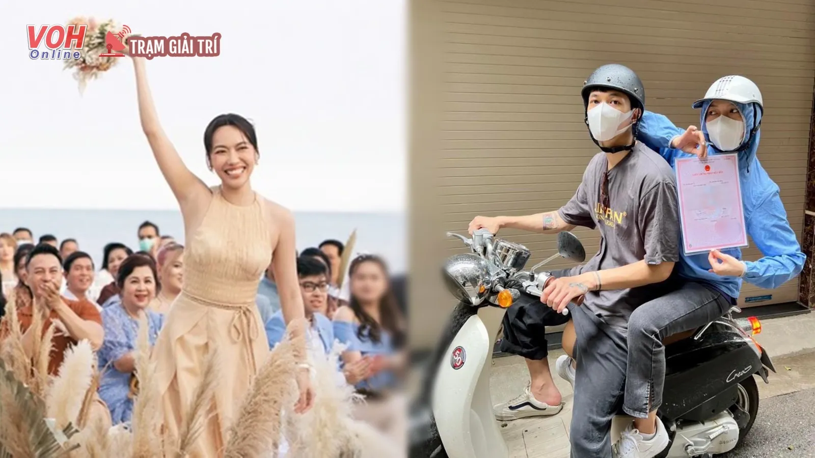 Anh Tú và Diệu Nhi khoe giấy đăng ký kết hôn, dàn sao Việt đồng loạt ...