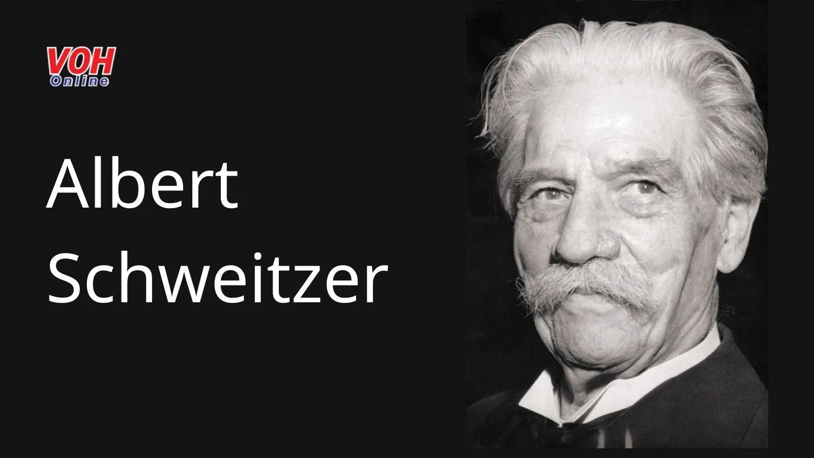 Những danh ngôn, câu nói hay của Albert Schweitzer