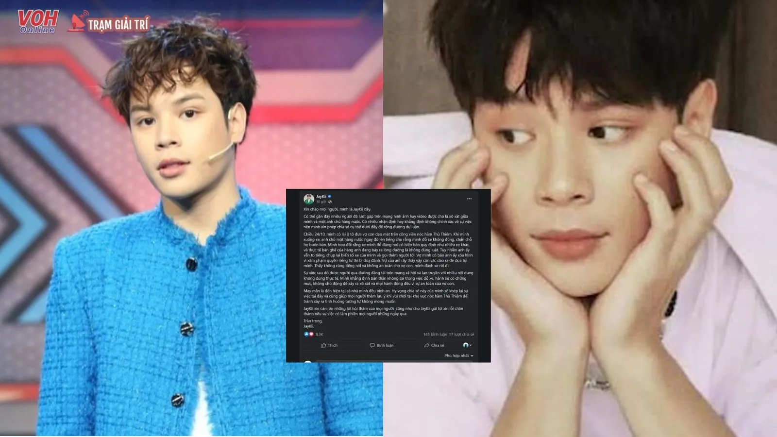 JayKii lên tiếng về mâu thuẫn với người bán hàng rong