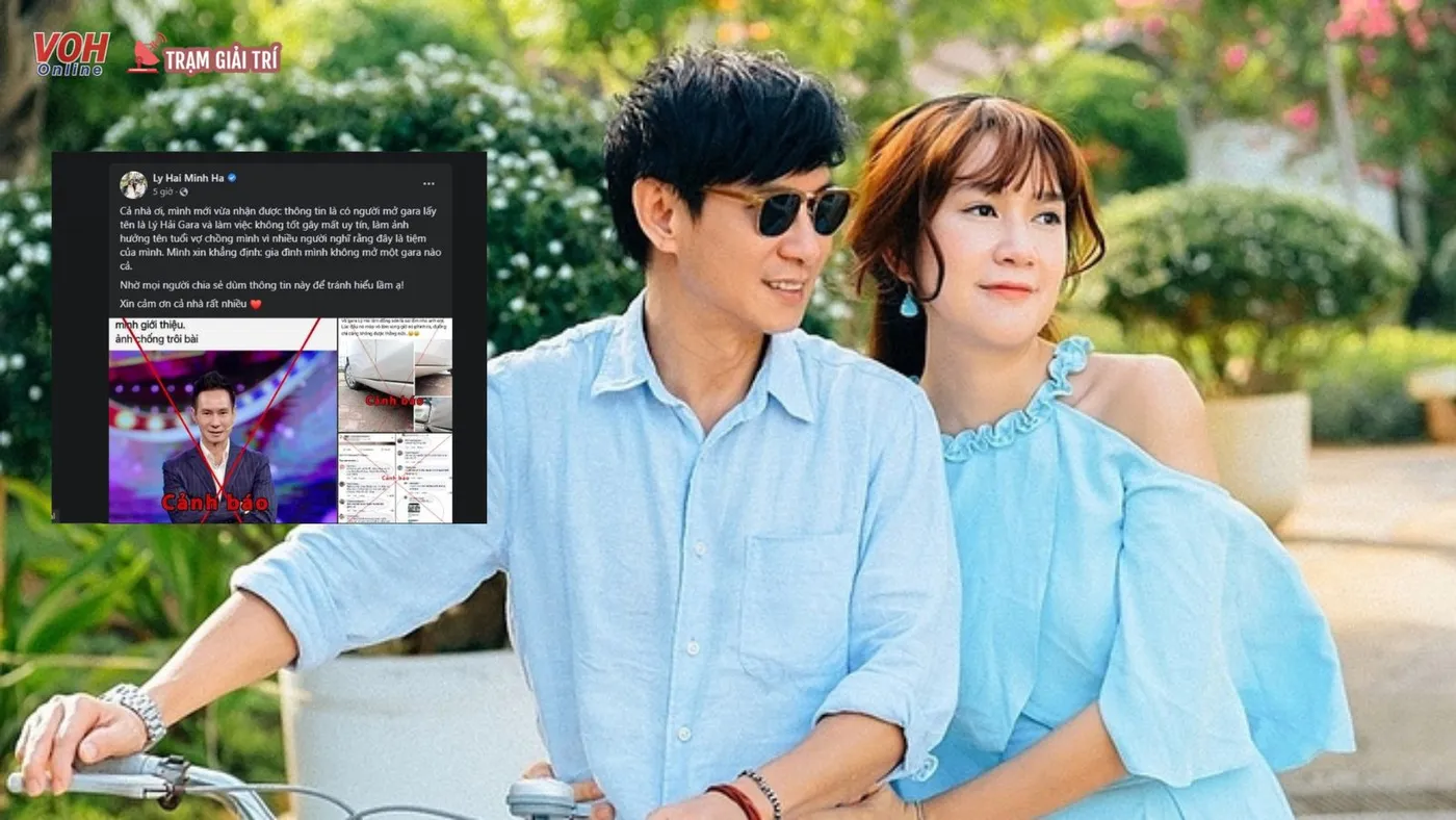 Minh Hà chính thức lên tiếng về thông tin Lý Hải đánh bạc ở Vĩnh Phúc