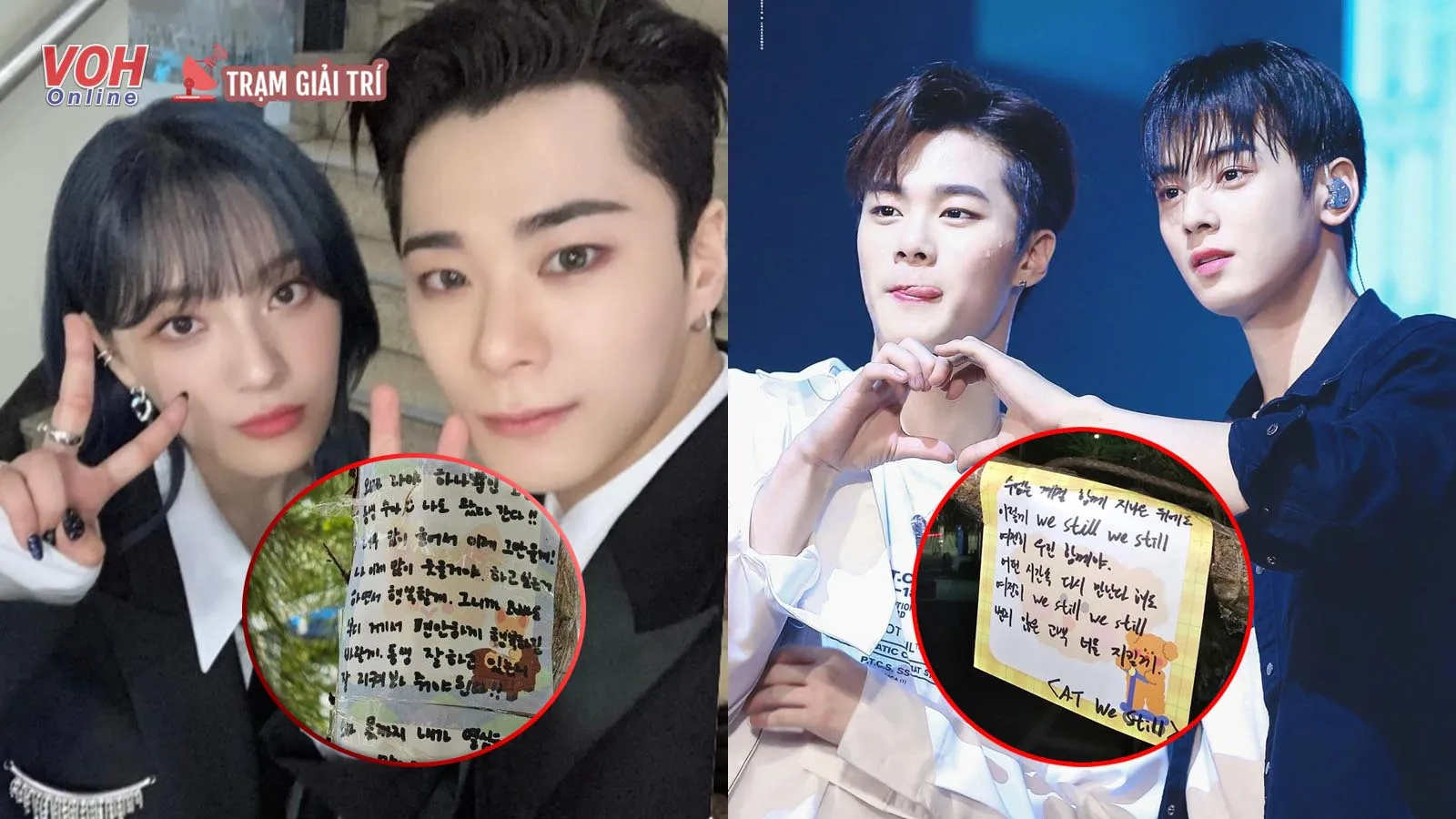 Em gái Moon Sua, Cha Eun Woo cùng dàn sao Hàn viết thư tay tưởng nhớ ...