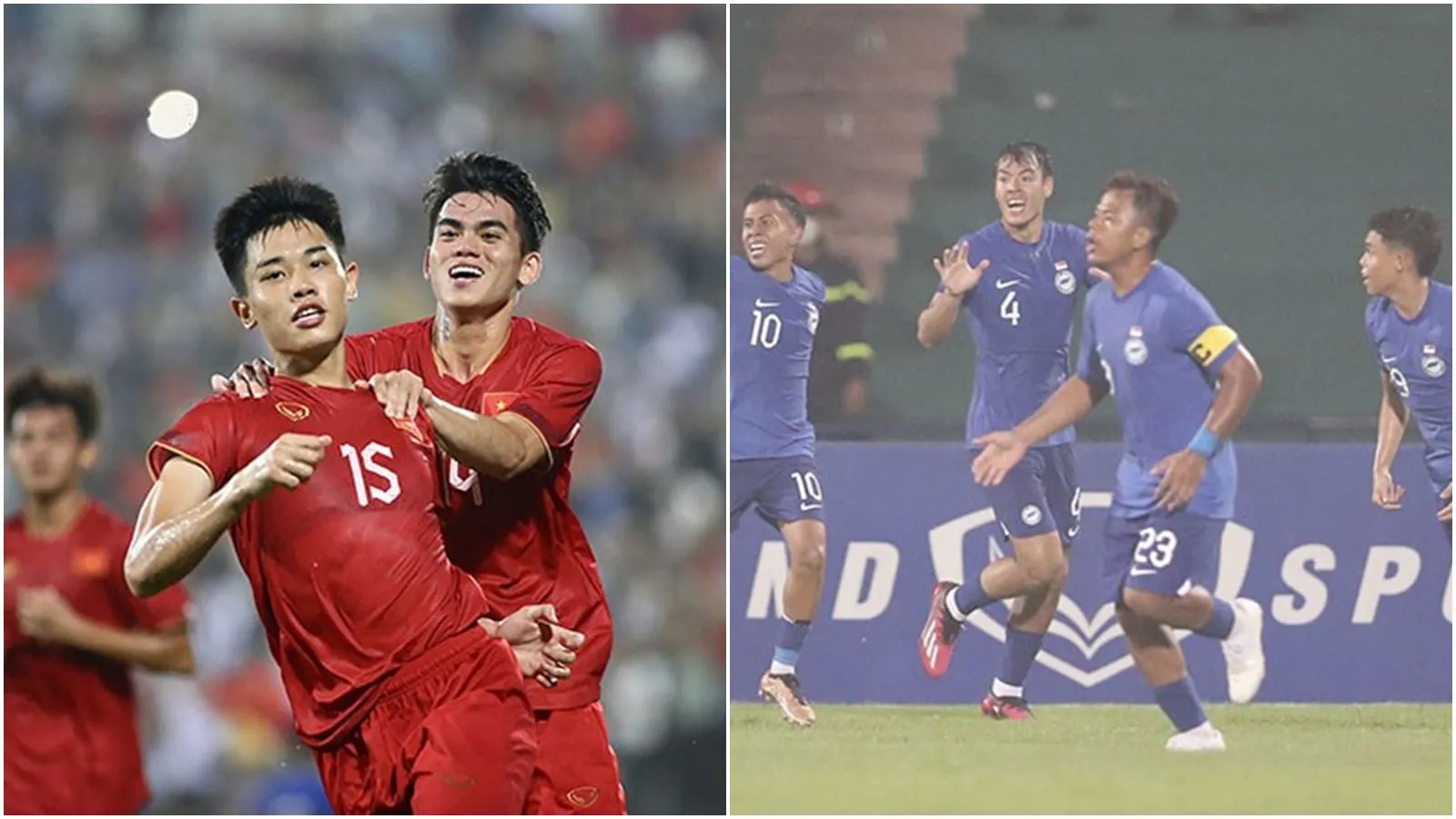 Kết quả U23 Việt Nam 2-2 U23 Singapore: Công làm thủ phá, đội chủ nhà hòa thất vọng