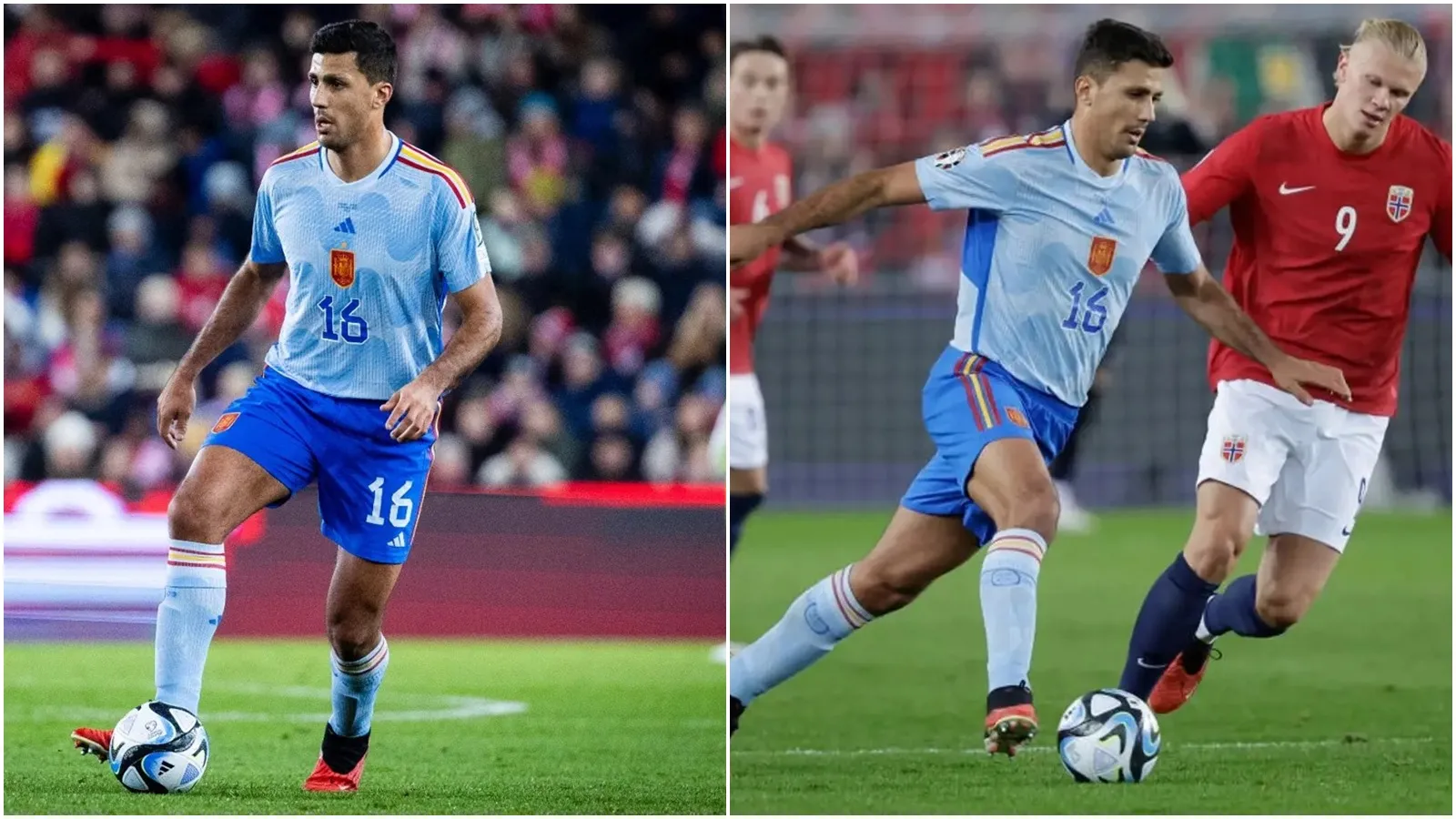 Chuyền dài 100%, 0 lần bị qua người: Rodri “càn quét” tuyến giữa tuyển ...