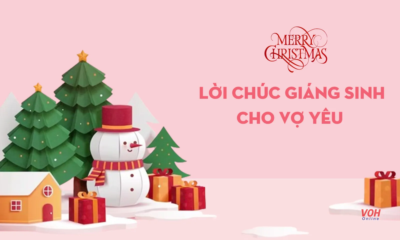 70 lời chúc Giáng sinh cho vợ ngọt ngào