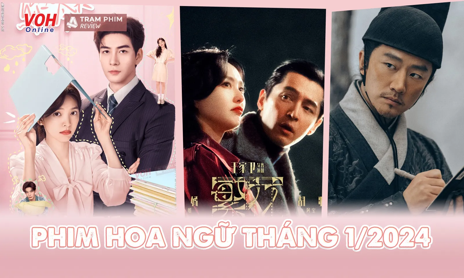 Phim Hoa ngữ tháng 1/2024: Hồ Ca, Trương Vãn Ý khiến người xem "mê mệt"