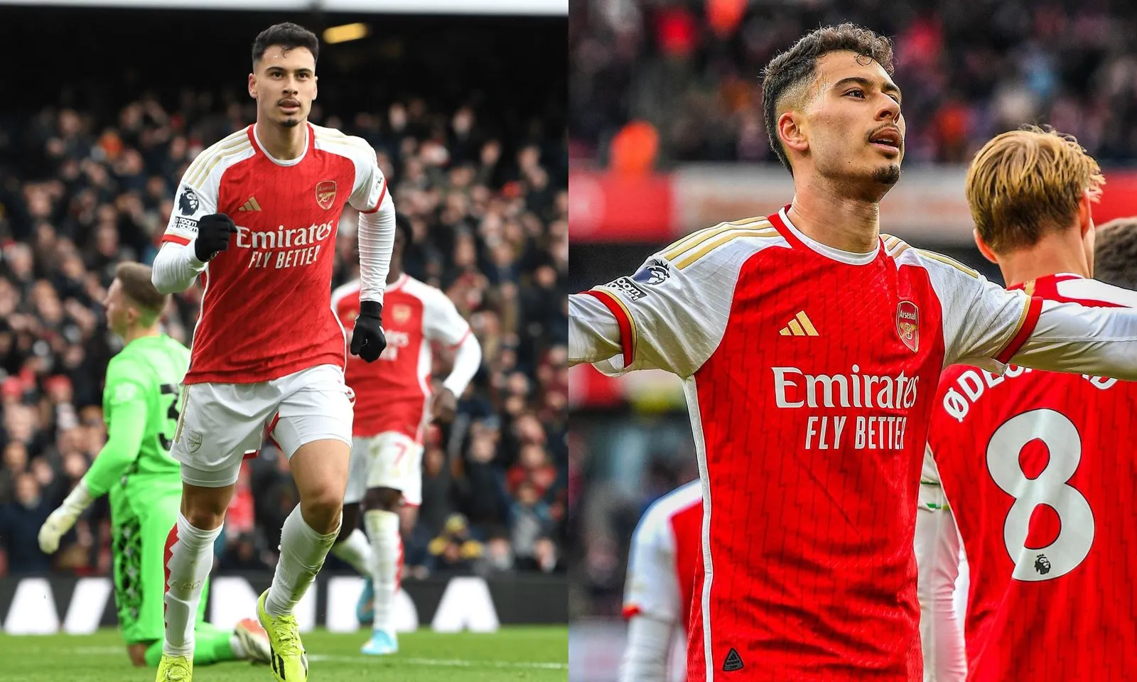 2 cú sút, 2 bàn thắng trong 20 phút thi đấu: Martinelli “thổi bay” sự ...